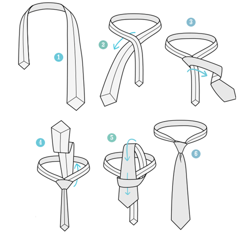 3 formas de hacer nudos de corbata: Windsor, Simple y Balthus